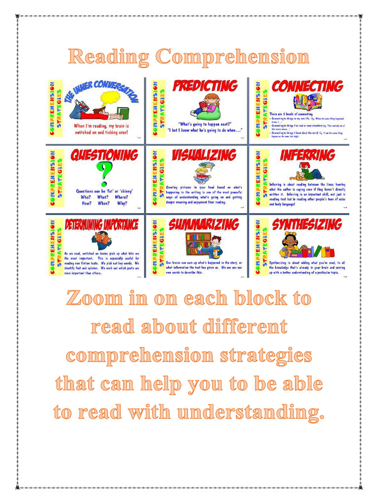 Reading Comprehension Pancakes | PDF