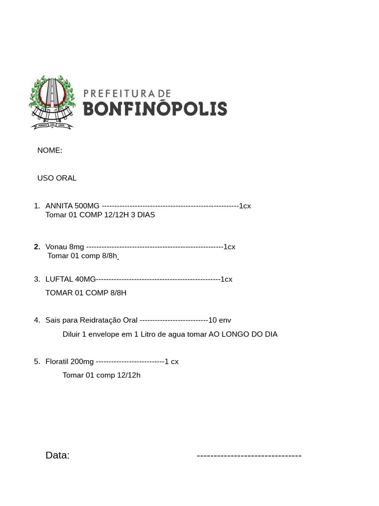 Receit BFN Geca | PDF