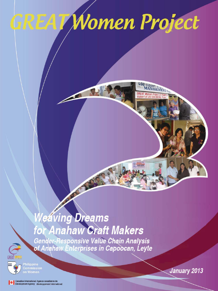 Weaving Dreams For Anahaw Craft Makers: Gender-Responsive Value Chain ...