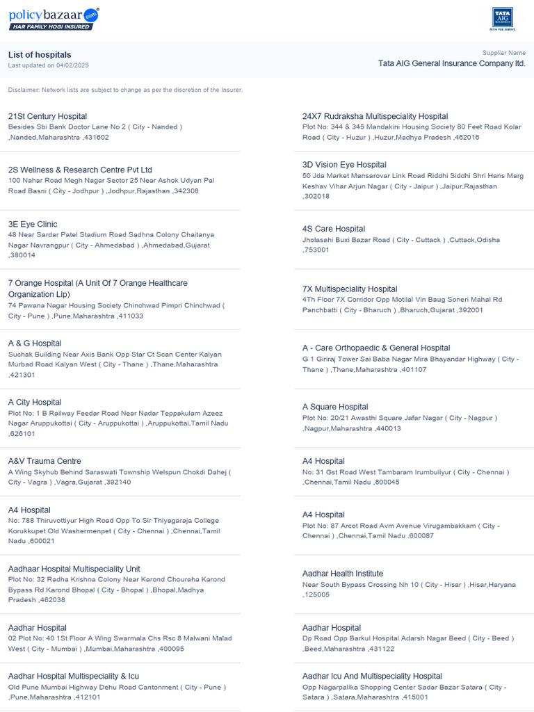 Tata AIG | PDF | Gujarat | Delhi