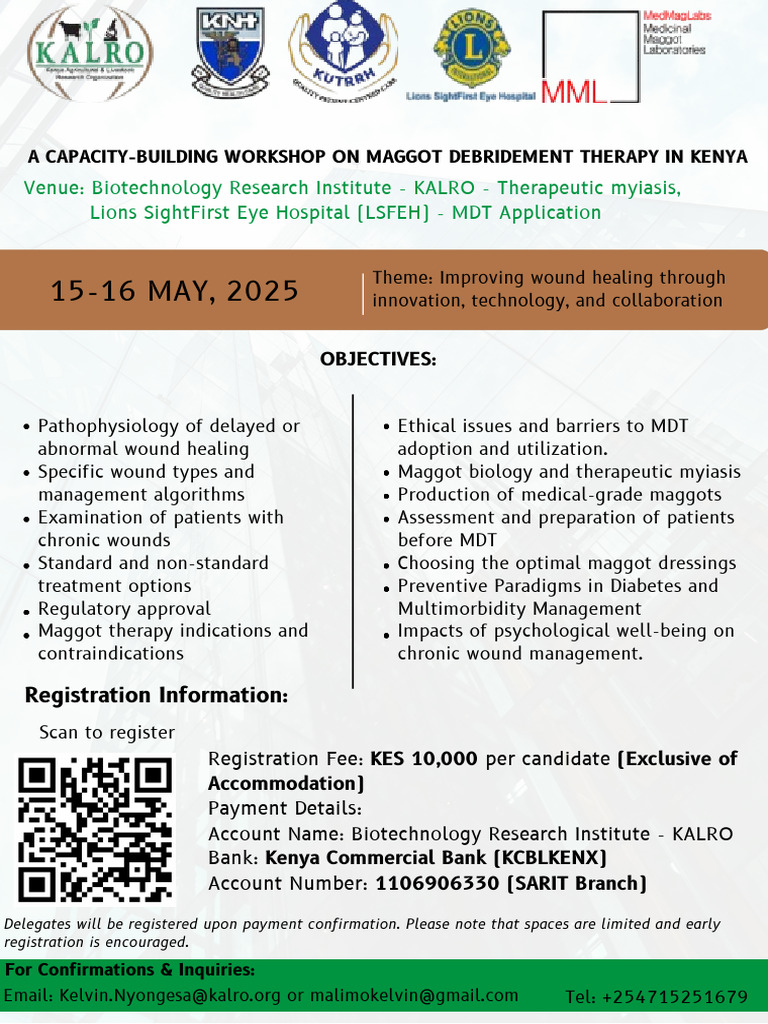 Maggot therapy workshop poster.pdf | PDF