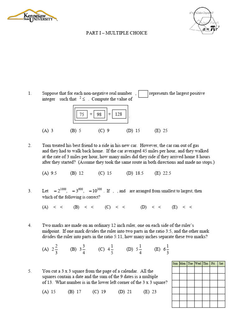 2012 13 Part 1 Questions Solutions | PDF | Tangent | Mathematics