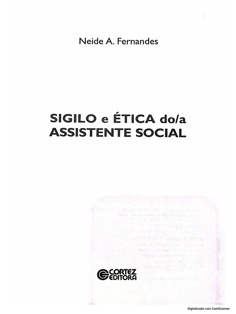 Sigilo e Ética Doa Assistente Social | PDF