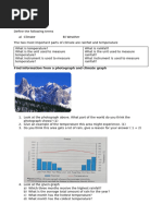 CLIMATE Grade 9 | PDF