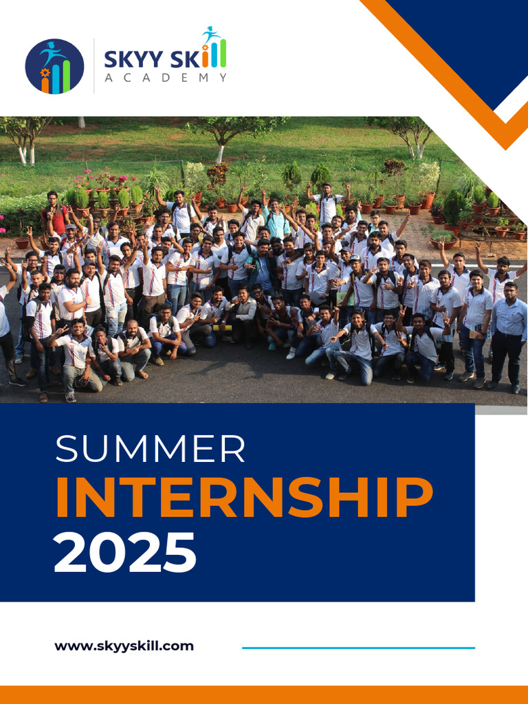 Summer Internship 2025 Brochure | PDF