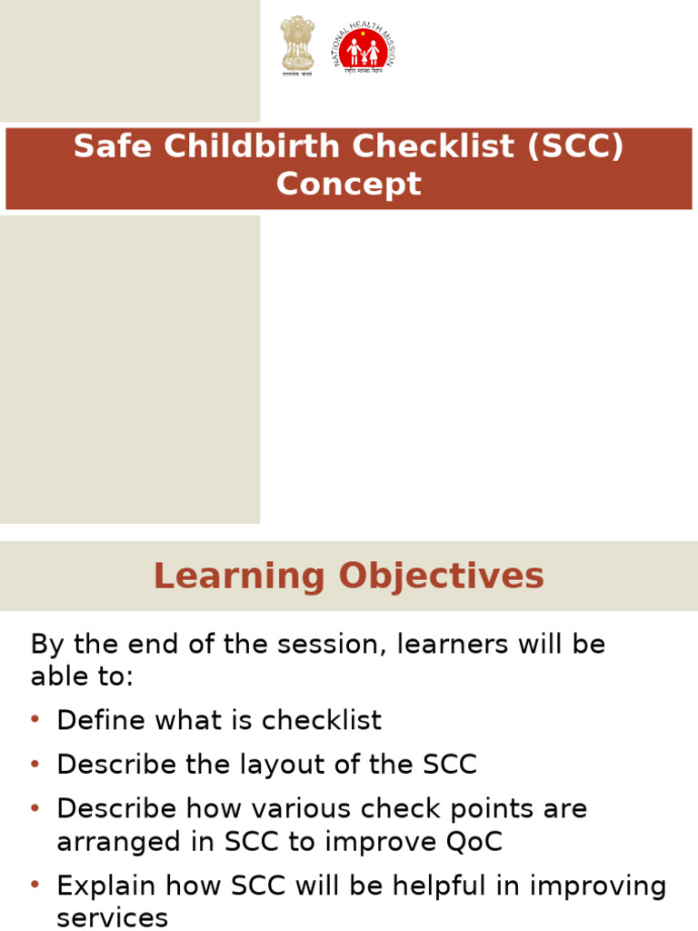 Concept & Components of SCC | PDF | Childbirth | Health Care