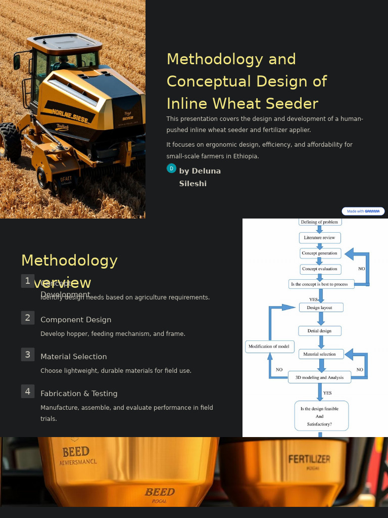 Methodology and Conceptual Design of Inline Wheat Seeder | PDF | Wheat ...