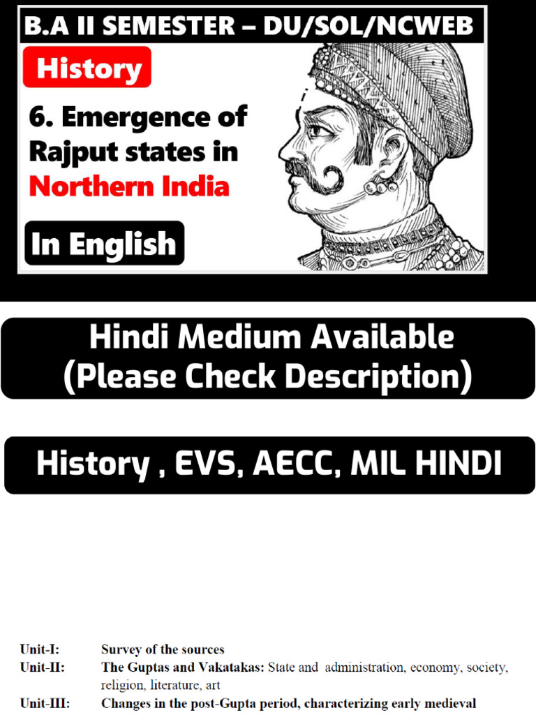 Emergence of Rajput States | PDF
