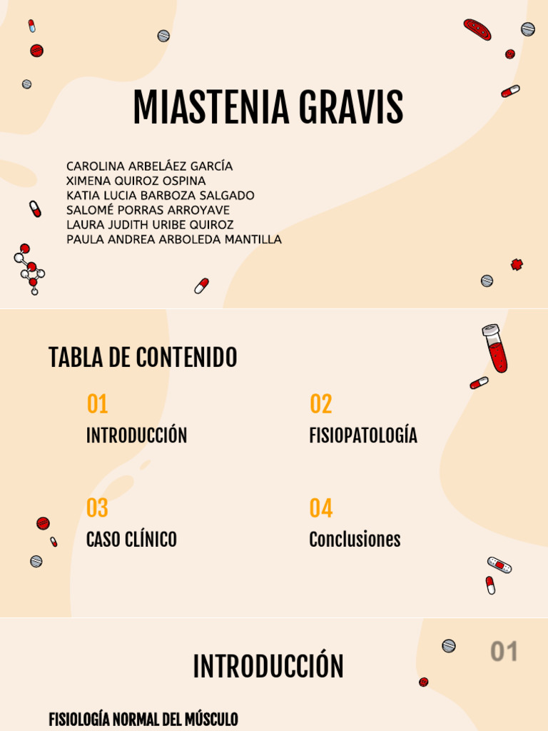 Miastenia Gravis, Parasitología y Fisiología | PDF | Electromiografia | Inmunología