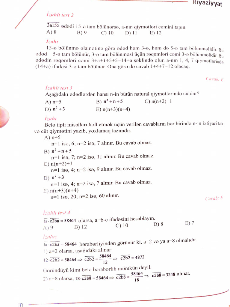 Riyaziyyat Qayda | PDF