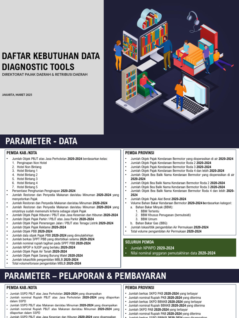 Kebutuhan Data Pengisian Diagnostic Tools | PDF
