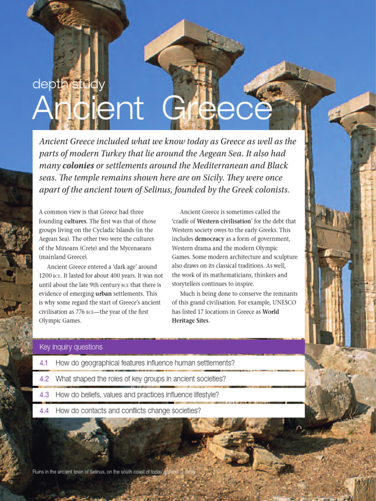 Greece Bigideashistory7 | PDF | Mycenaean Greece | Greece