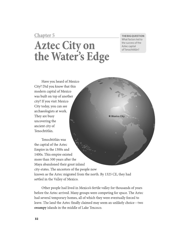 Aztec City On The Waters Edge | PDF