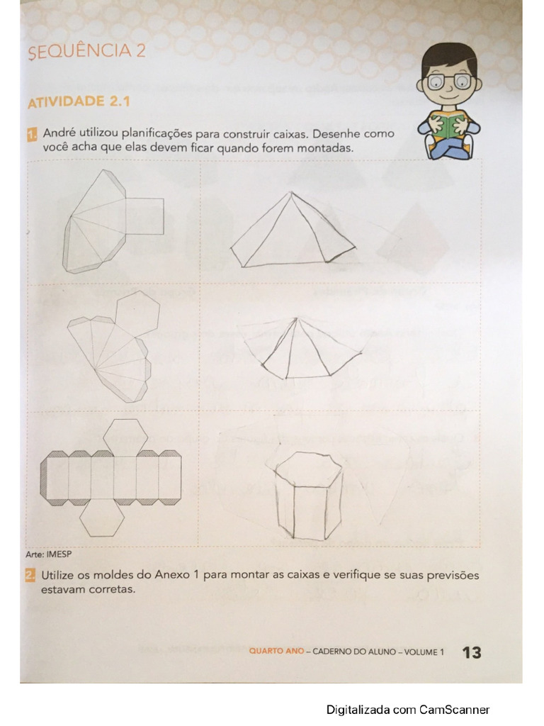 Atividade de Maatemática - Livro (Pag. 13) | PDF