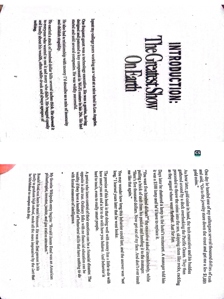 The Psychology of Money - 250523 - 234259 | PDF