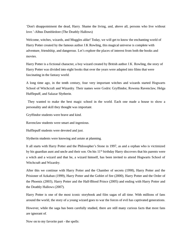 Harry Potter Final English | PDF | Fantasy | Mythography