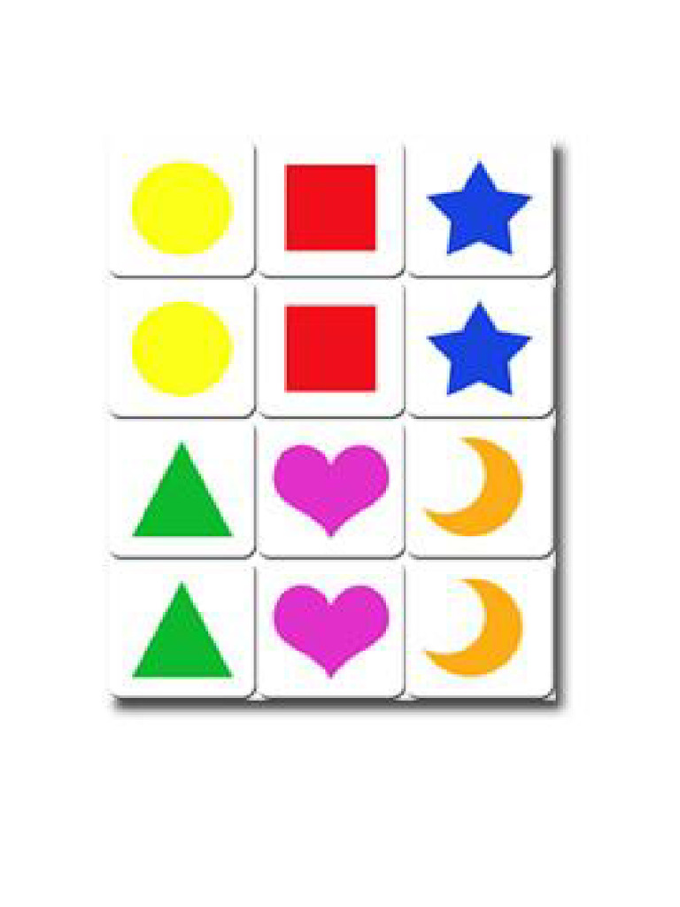 Memorama Figuras Geometricas | PDF