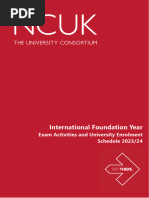 University Academic Schedule 2023-24 | PDF | Academic Term | Academia