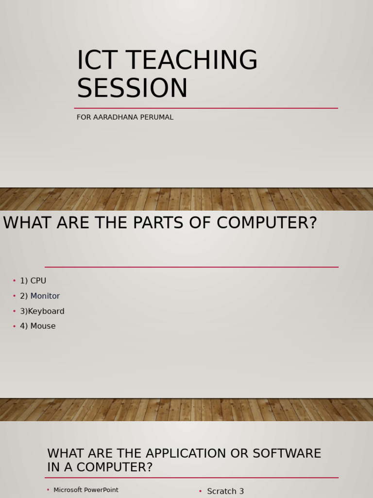 ICT TEACHING Session | PDF