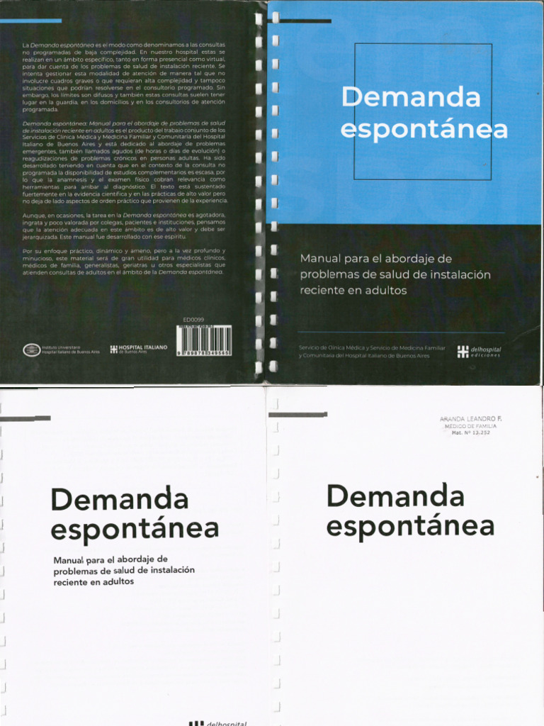 Demanda Espontanea - HIBA | PDF