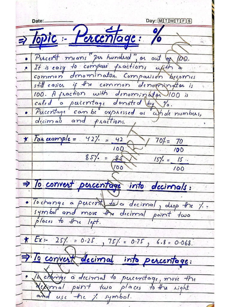 Topic Percentage | PDF