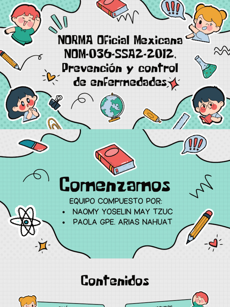 NOM-036-SSA2-2012, Prevención y Control de Enfermedades. - 20250517 - 203433 - 0000 | PDF