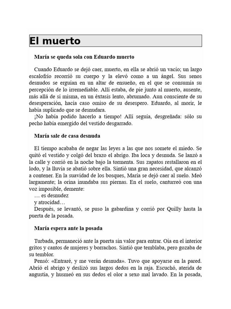 Madame Edwarda El Muerto Georges Bataille 25 39 | PDF