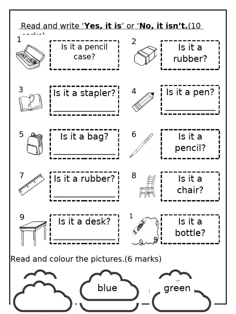Exam Paper Year 1 | PDF