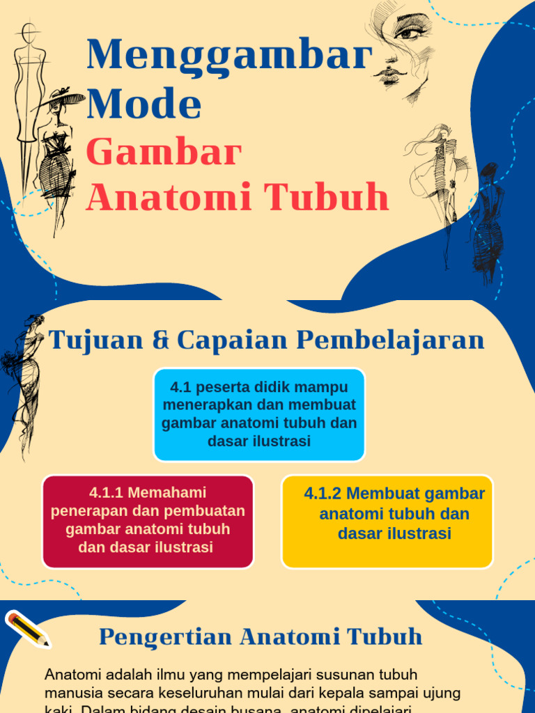 Sketsa Proporsi Tubuh Wanita | PDF