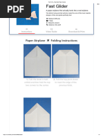 Loop-the-Loop Paper Airplane Guide | PDF | Airplane | Gliding