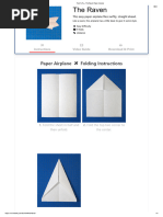 Fold 'N Fly Loop Paper Airplane | PDF | Airplane | Gliding