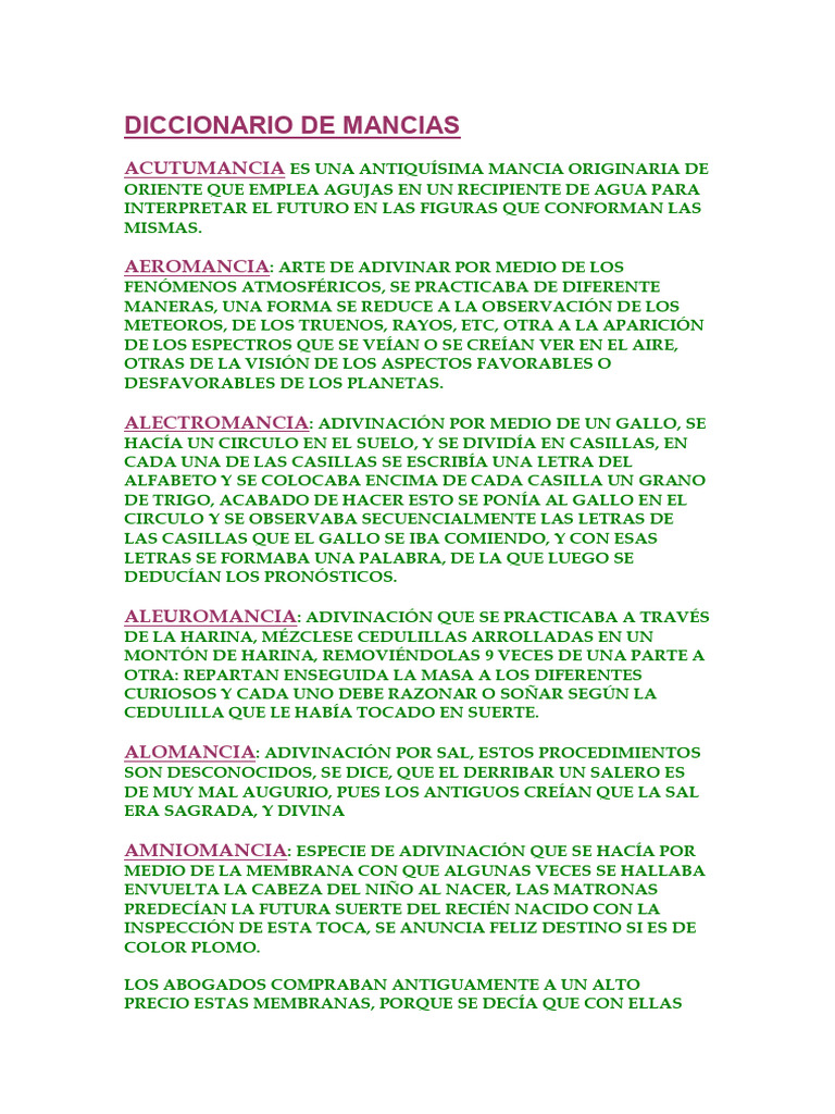 Manci As | PDF | Adivinación | Té
