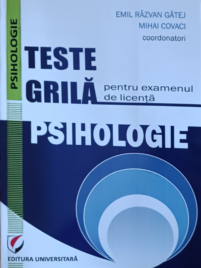 Carte Grile Licenta | PDF