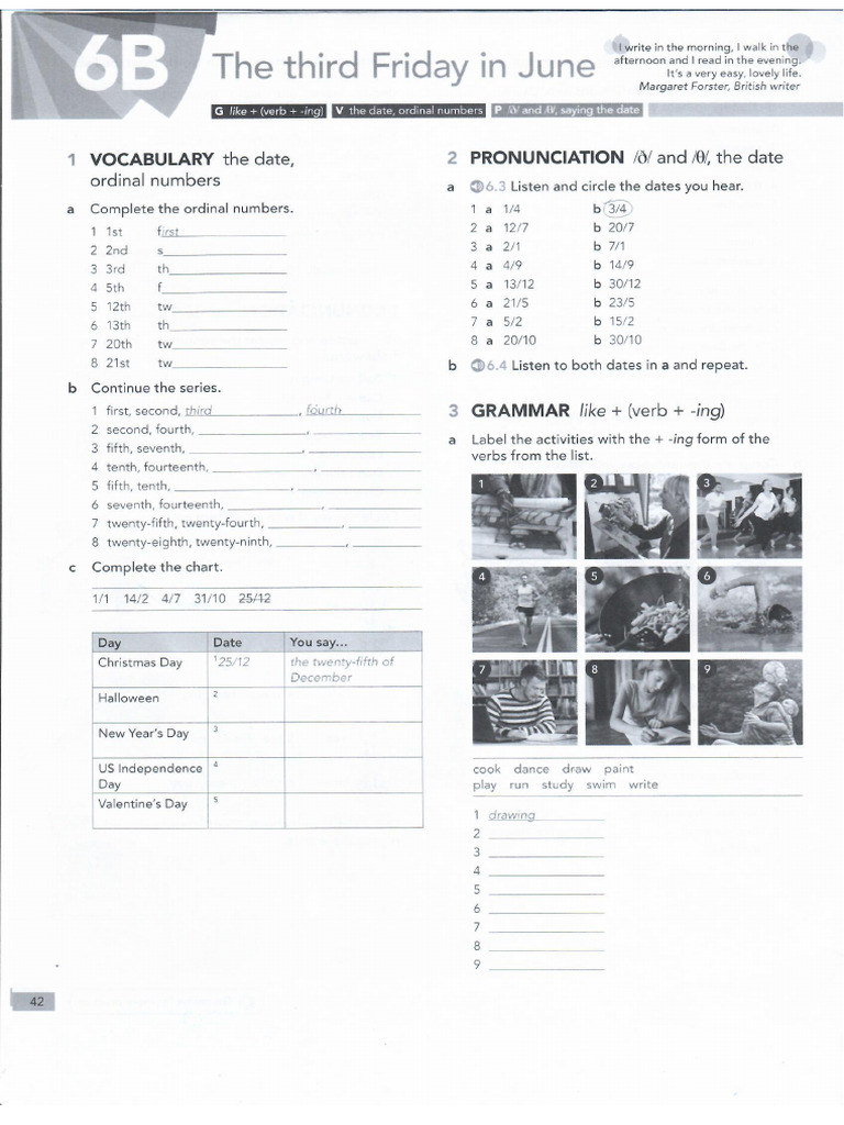 EF 4th Ed. Elem. WB-Uriel | PDF