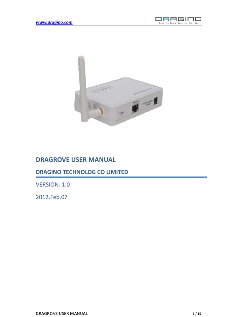 Dragrove User Manual V1.0-En | PDF | Superuser | Secure Shell