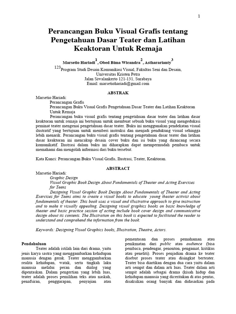 ID Perancangan Buku Visual Grafis Tentang P | PDF