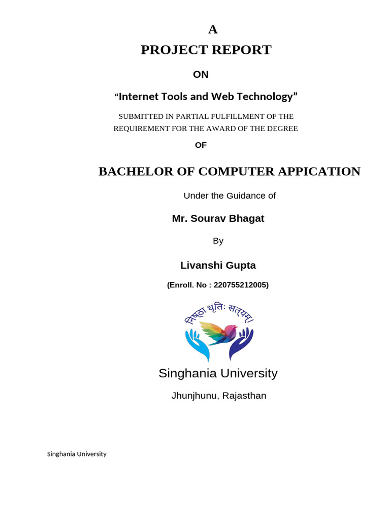 Livanshi Project | PDF | Html | Html Element
