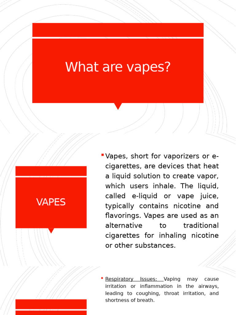 What Are Vapes | PDF