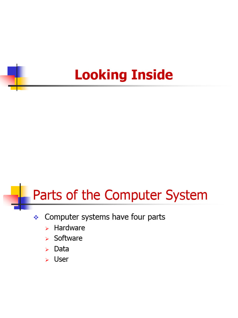 Components of A Computer System | PDF
