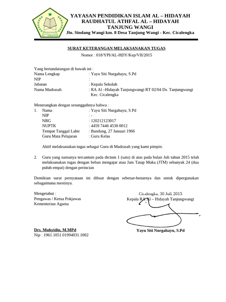 SKMT Juli - Des 2015 Yayu A4 | PDF