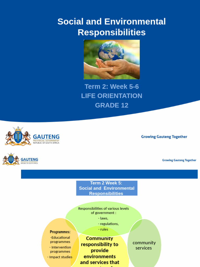 Social & Environmental Responsibility | PDF | Millennium Development ...