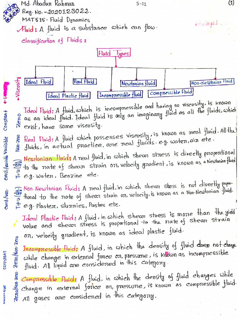 Fluid Dynamics | PDF