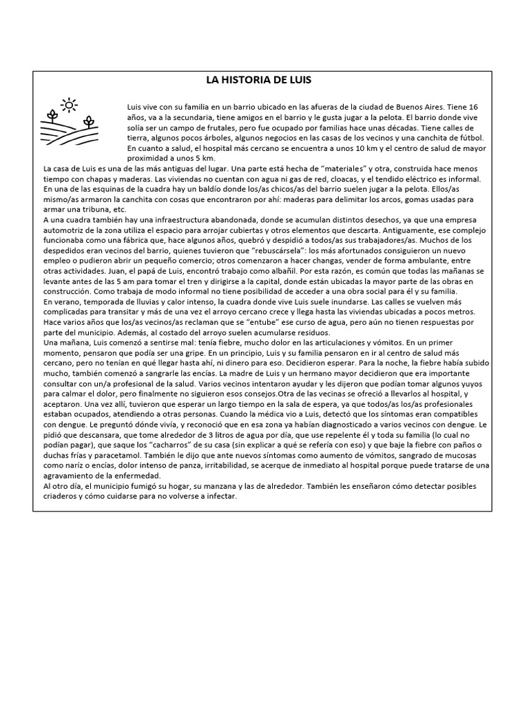La Historia de Luis | PDF