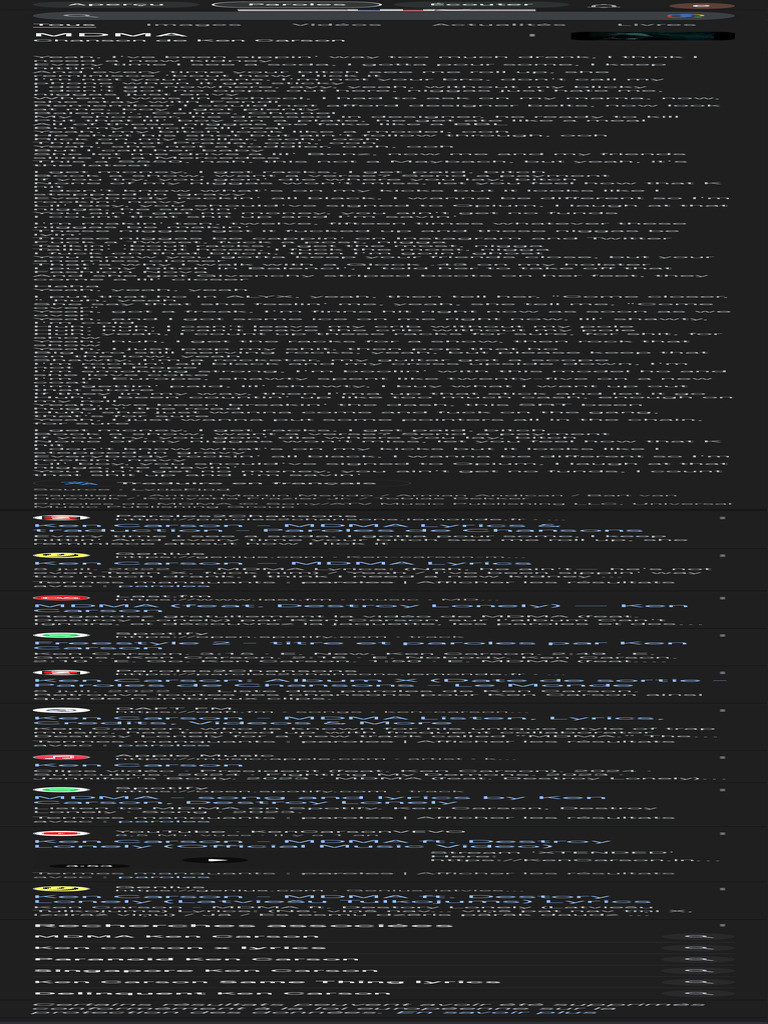 Paroles de Ken Carson Mdma - Recherche Google | PDF