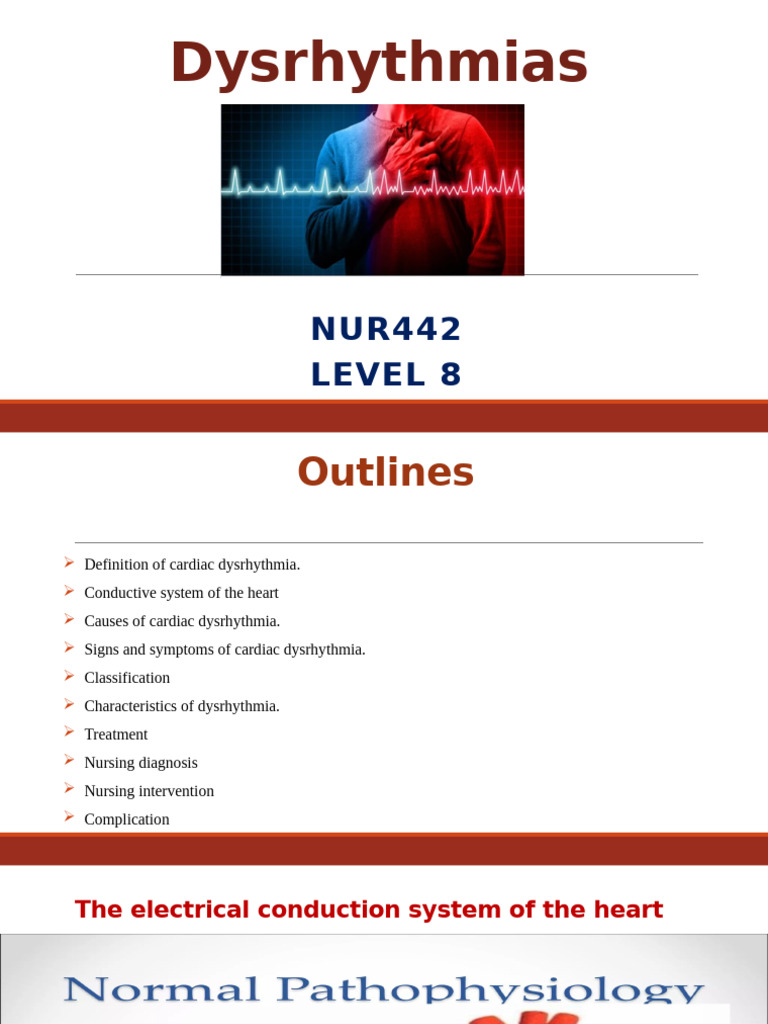 Dysrhythmias modified | PDF | Heart | Physiology