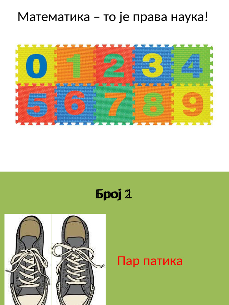 Parni I Neparni Brojevi Mia Tvorek1.razred | PDF