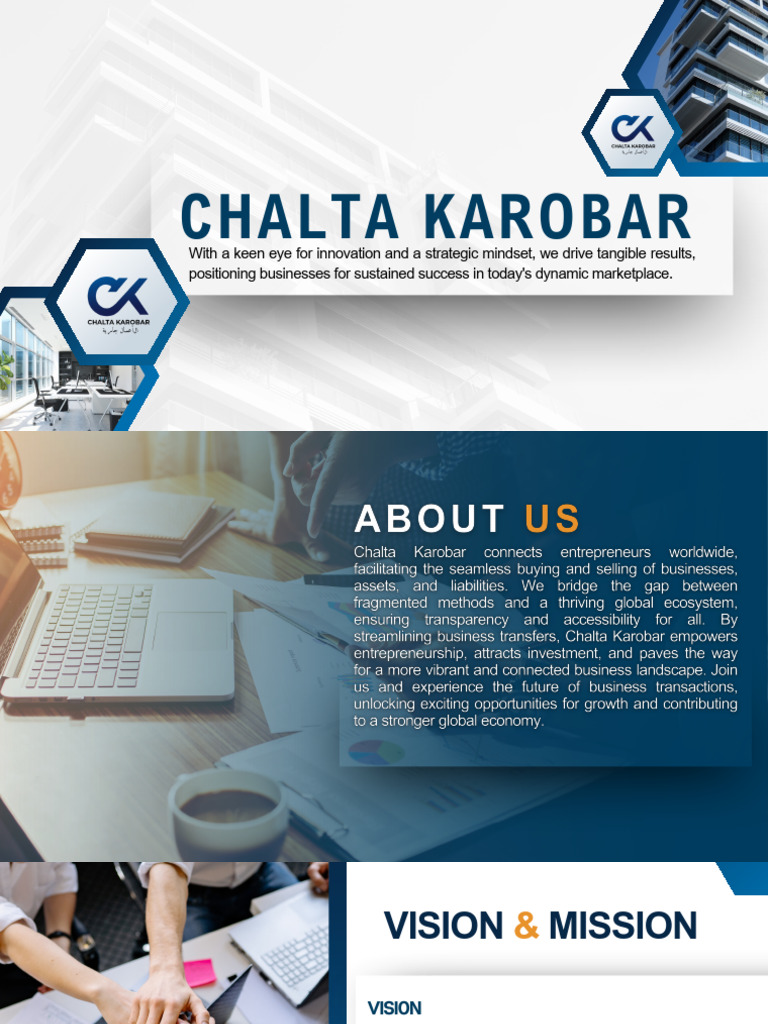 Chalta Karobar-Company Profile | PDF | Innovation | Entrepreneurship
