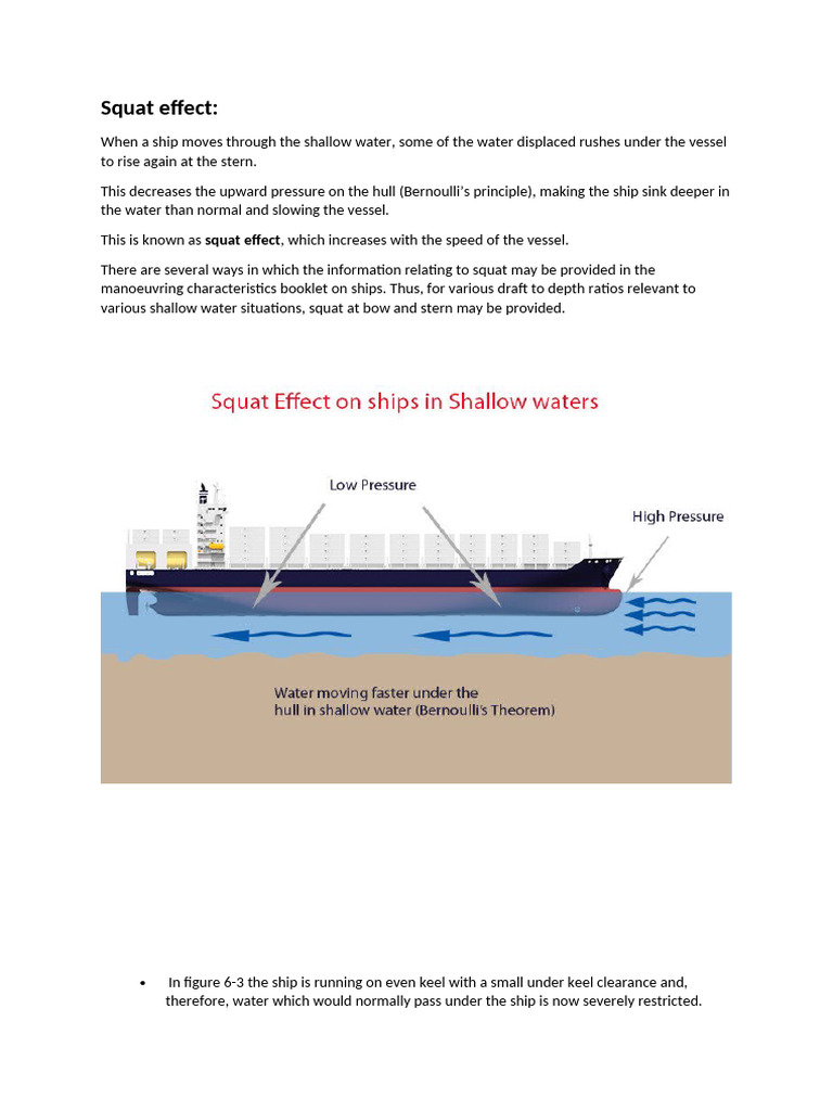 Shallow Water Effect and Ship Interaction | PDF | Ships | Watercraft