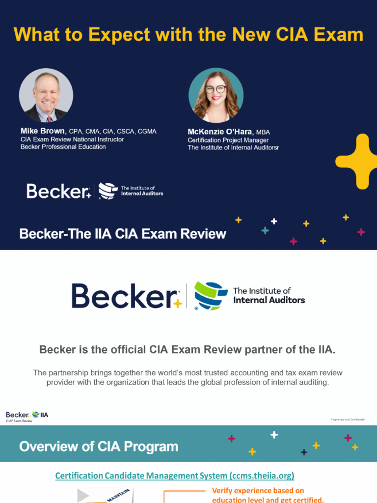 What_to_Expect_with_the_New_CIA_Exam_(Becker___The_IIA)_5.13.2025 | PDF