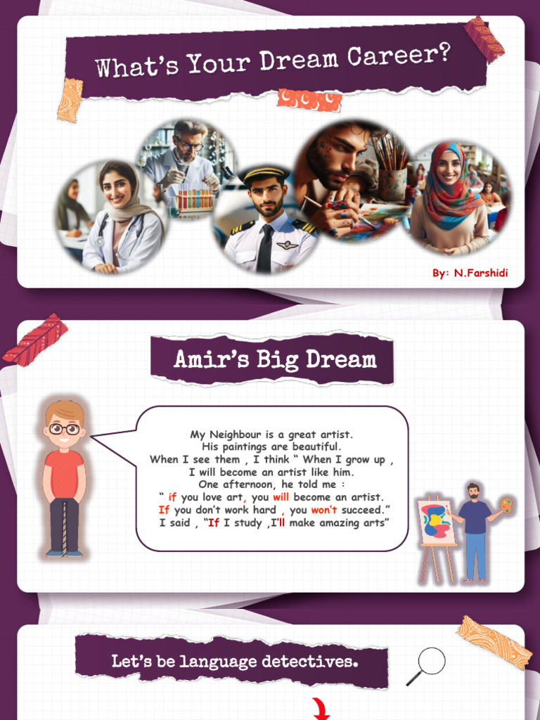 Dream Career and Future Goals Guide | PDF